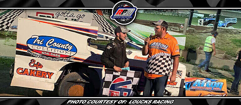 Brandon Loucks Captures Modified Glory Saturday Night At Afton ...