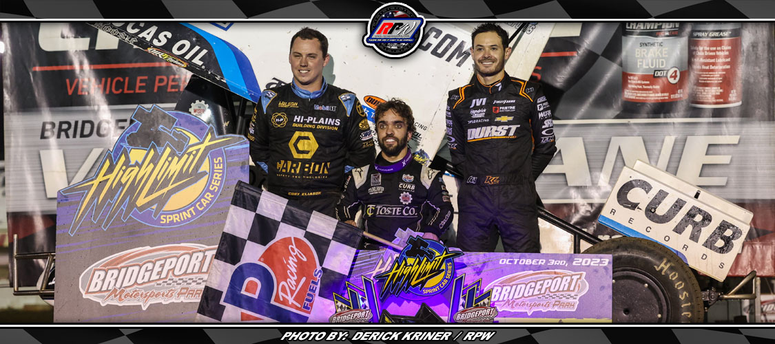 Rico Holds Off Larson To Win At Bridgeport For Third High Limit Sprint ...