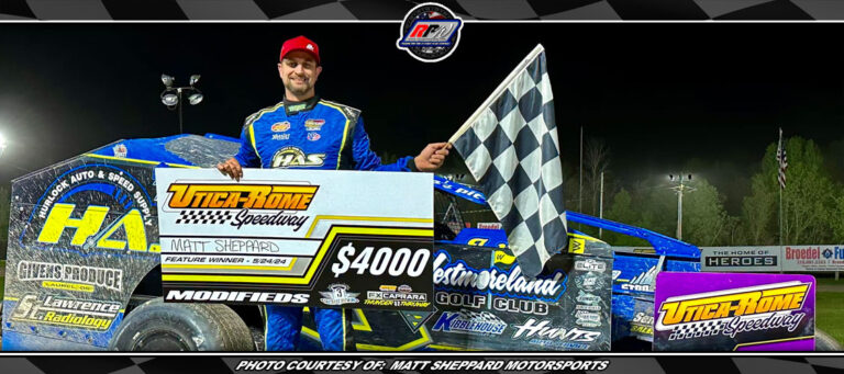 Matt Sheppard Wins Thunder On The Thruway Modified Feature Friday At ...