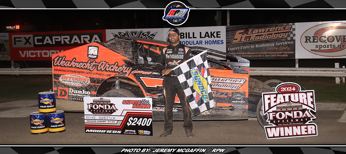 Two In-A-Row For Michael Maresca At Fonda Speedway; Wins Mod Main ...