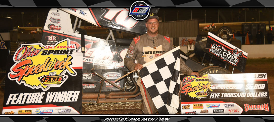 Danny Dietrich Wins Ohio Speedweek Event At Sharon Speedway; Second ...
