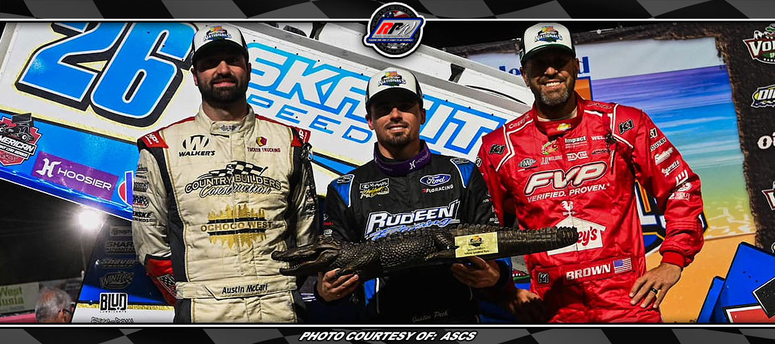 Justin Peck Breaks Out The Broom; Sweeps DIRTcar Nationals ASCS Races ...