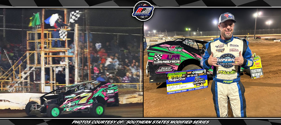Patrik Daniel Scores Southern States Modifieds Renegade Texas Grand Win ...