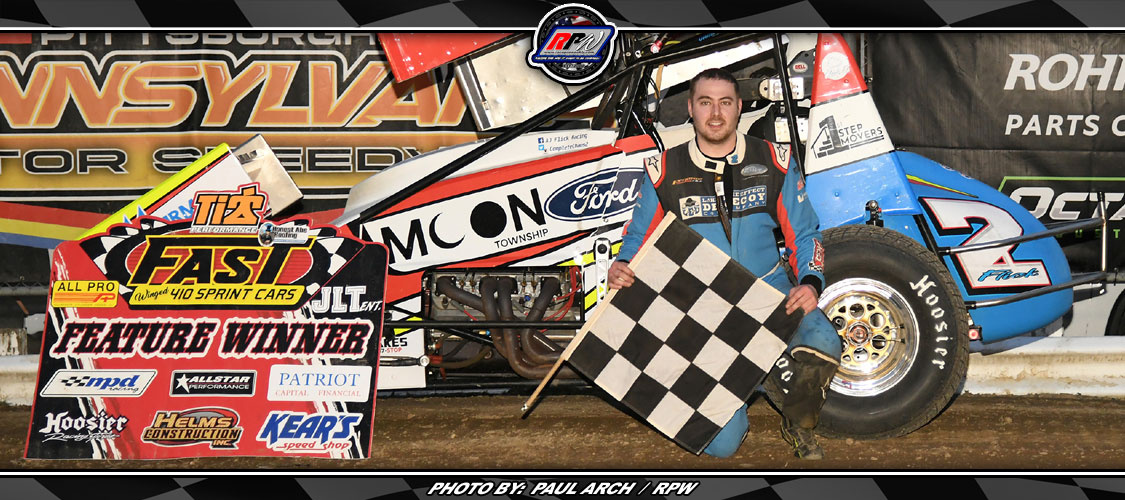 AJ Flick Wins FAST On Dirt Pot Of Gold 2 At Pittsburgh Pennsylvania ...