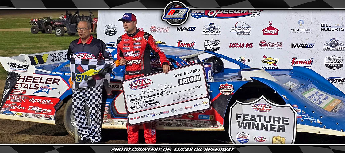 Hudson O’Neal Completes Sweep Of 12th Annual Spring Nationals At Lucas ...