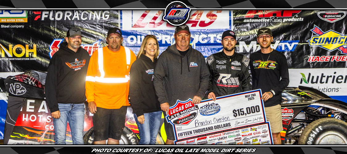 Overton Earns First Lucas Oil Late Model Dirt Series Victory Of ’25 ...