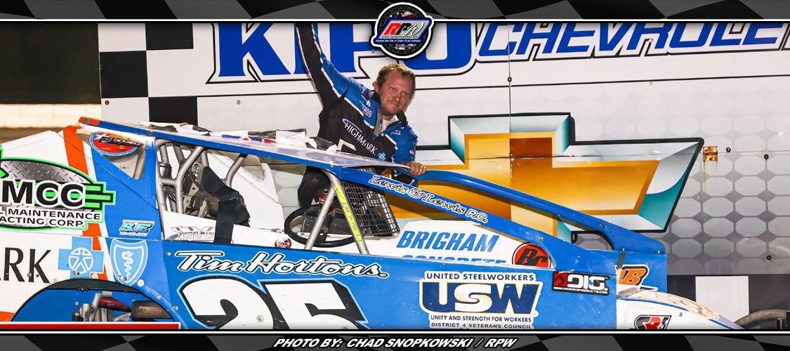 Erick Rudolph Wins “Flyin” Brian & Ray Stevens Memorial At Ransomville ...