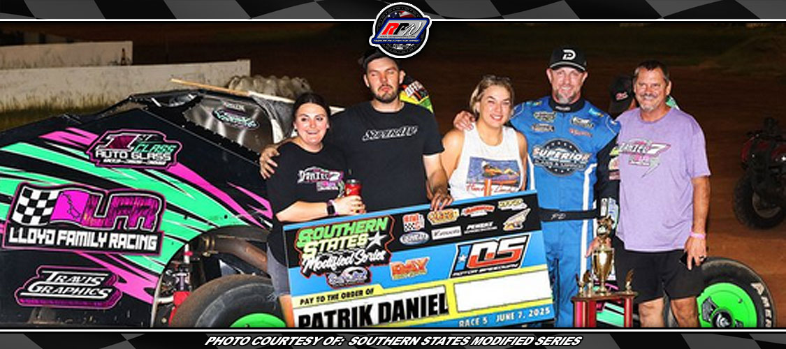 Patrik Daniel Wins Southern States Modified Series Feature At 105 With ...