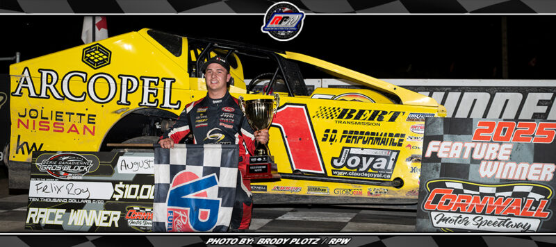 Felix Roy Claims $10,000 Canadian Big Block Series Victory at Cornwall ...