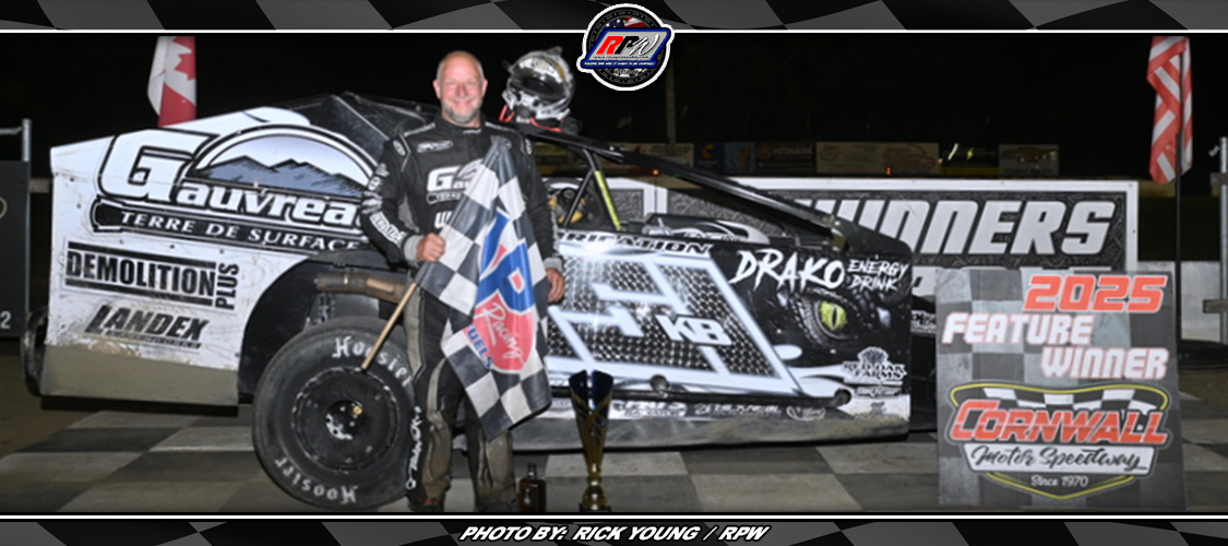 Brian McDonald Wins Modified Feature at Cornwall Motor Speedway – Race ...