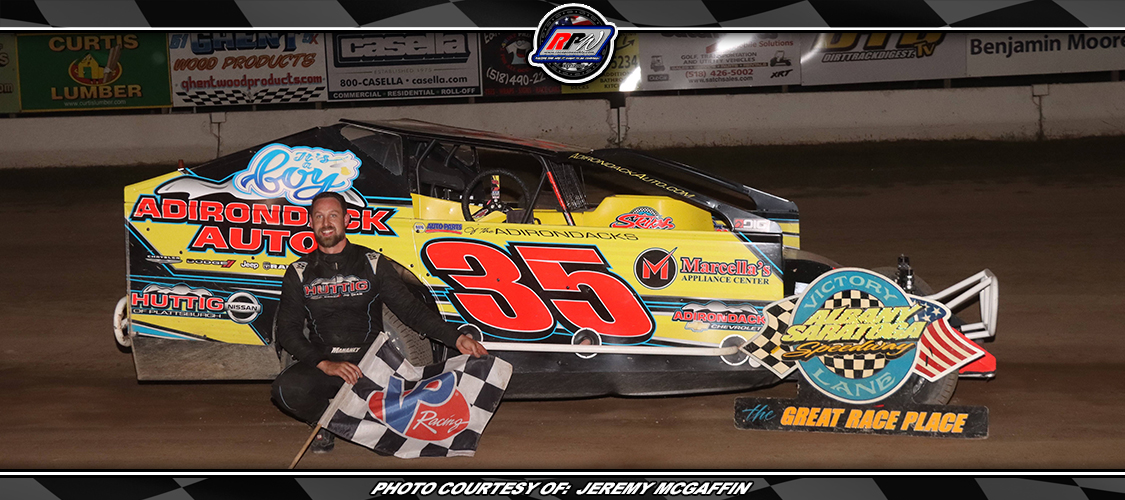Mike Mahaney, Winner at Albany-Saratoga Speedway Friday Night – Race ...